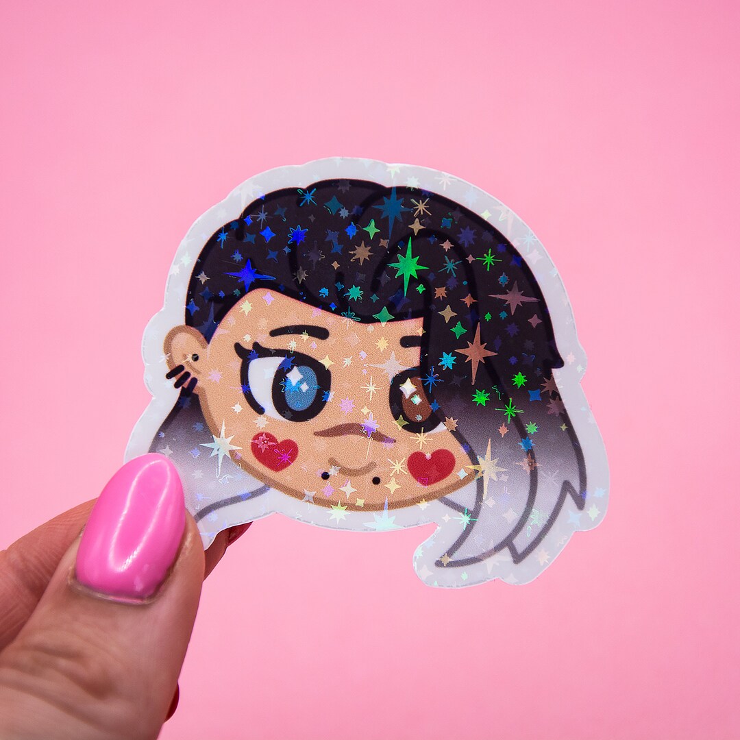 Valorant Fade Holographic Sticker Cute Kawaii Chibi Gift Riot Games Fan ...