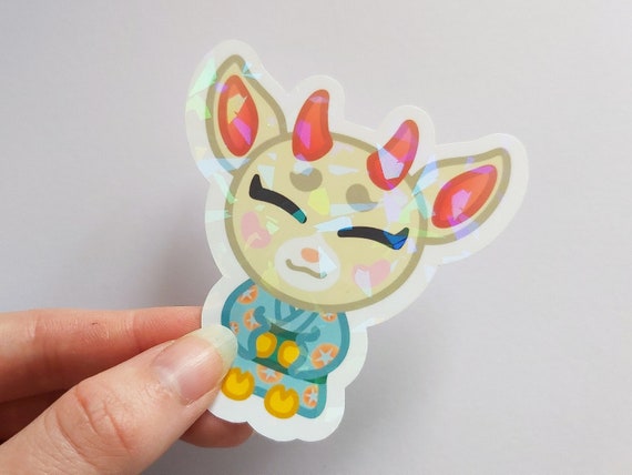 Shino Holographic Sticker Animal Crossing ACNH New - Etsy
