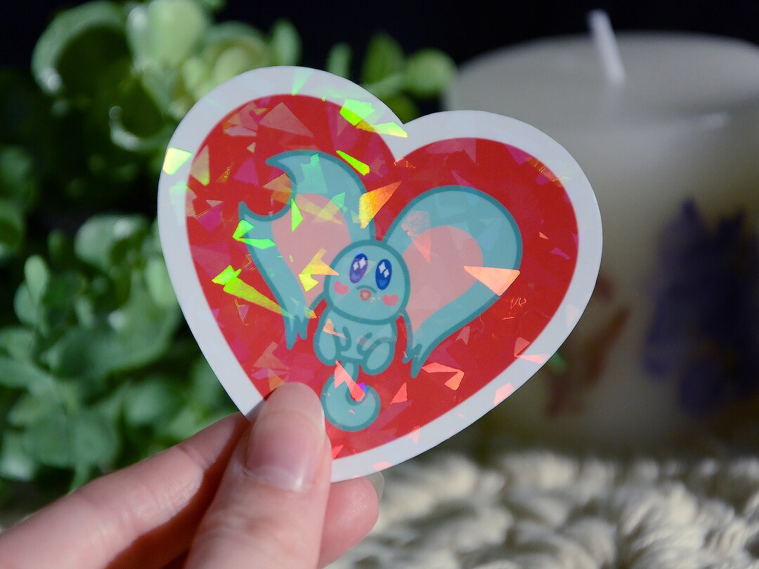 Heart Elfilin Holographic Sticker Kirby and the Forgotten Land Nintendo ...