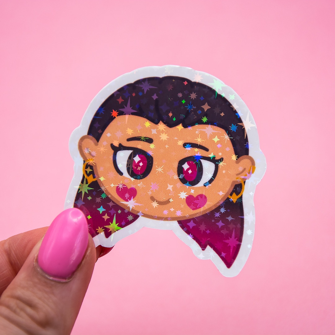 Valorant Reyna Holographic Sticker Cute Kawaii Chibi Gift Riot Games ...