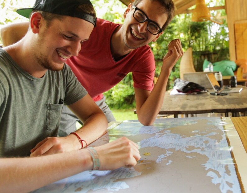 Bucketlist Map Adventure World Scratch Map Poster for Travellers ...