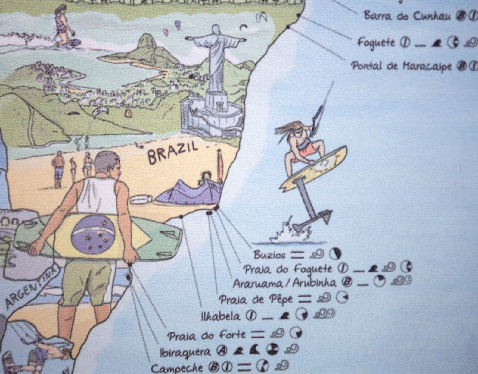 Kitesurf Map Towel Awesome Map World Map Beach Towel for Kitesurfers ...