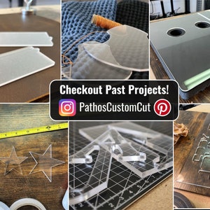 Custom Clear Acrylic Templates | Woodworking, Leather Crafting, Sewing ...