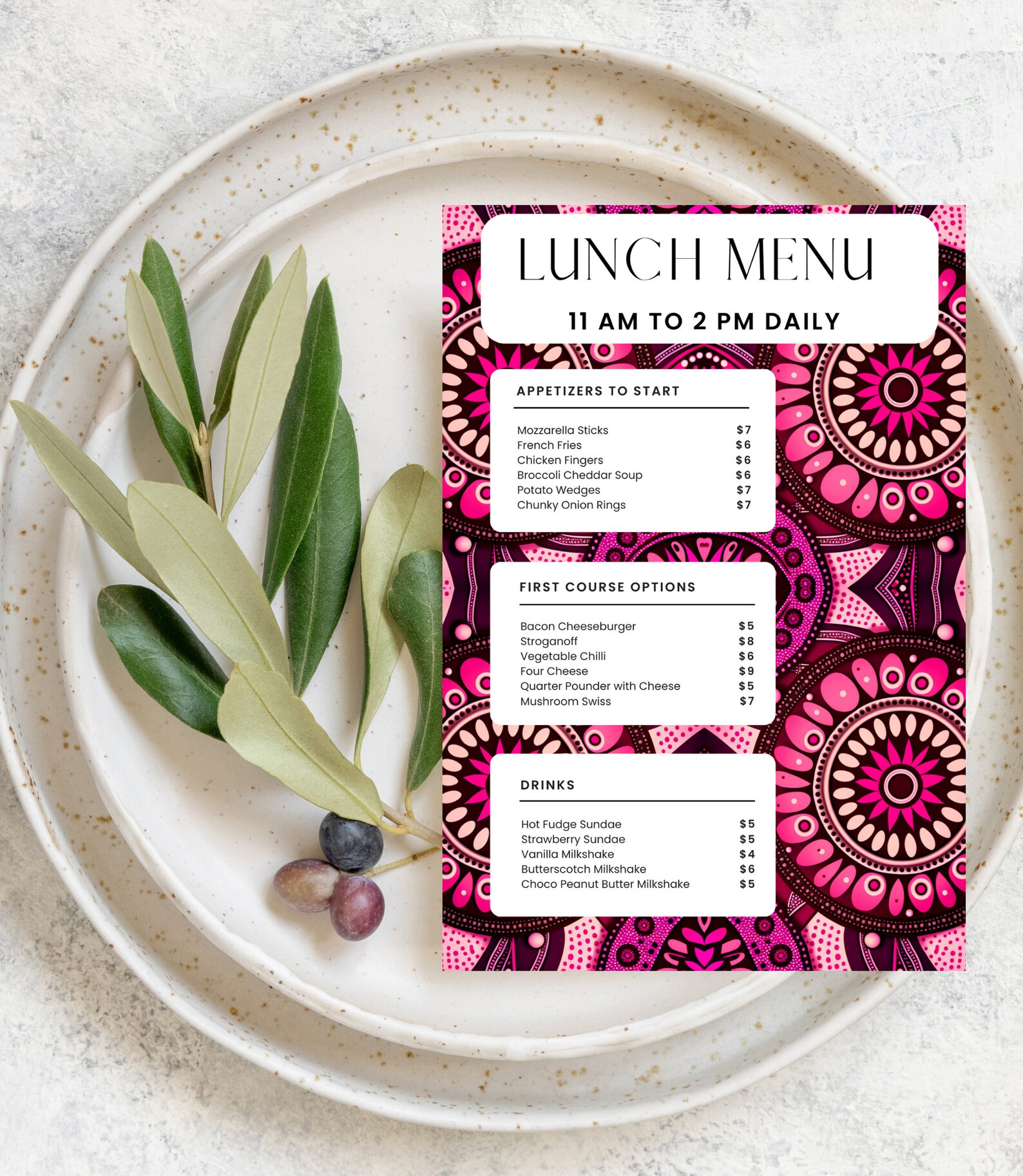 African Ankara Lunch Menu Wedding Menu Birthday Dinner Menu Nigerian ...