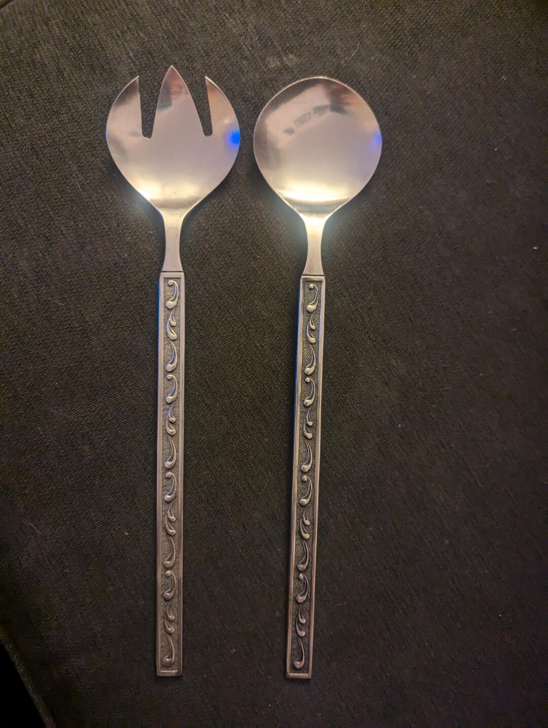 Vintage Oneida Stainless Japan Serving Set - Etsy