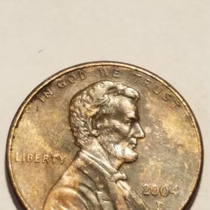 Extremely Rare MULTI DYE ERROR Penny 2004 - Etsy
