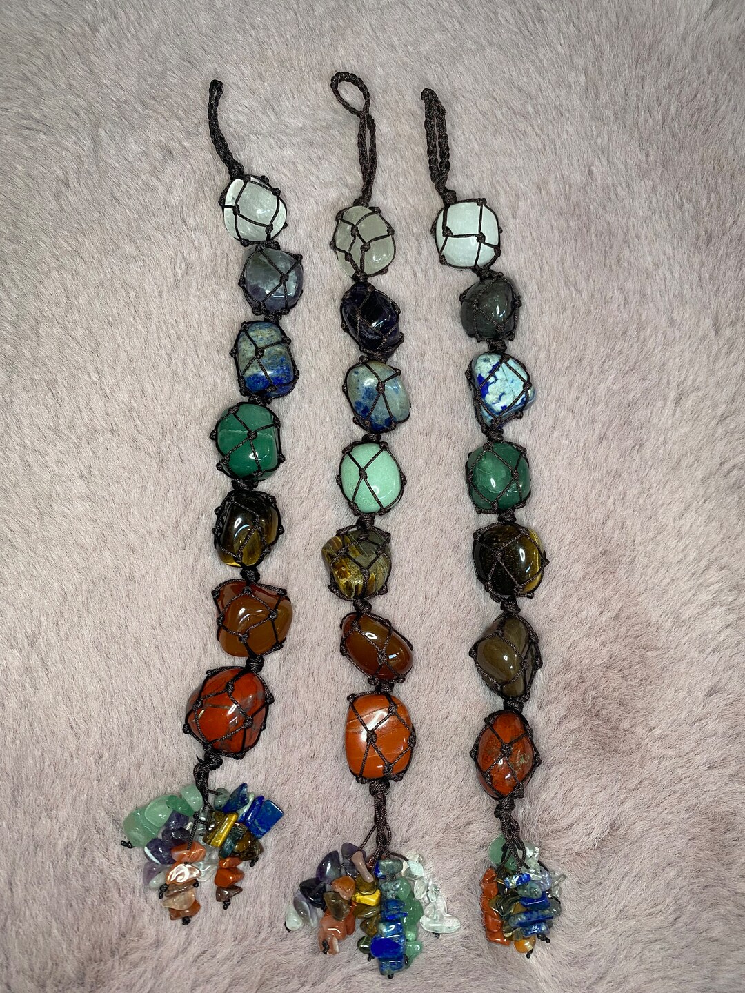 Chakra Stone Wall Hanging Decor - Etsy