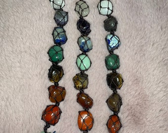 Chakra Stones Wall Hanging, Chakra Crystals, Chakra Art, Chakra Crystal ...