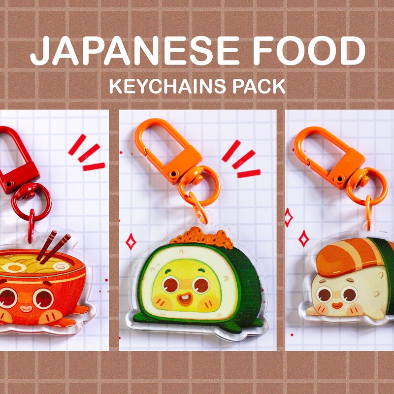 Cool Anime Keychain - Etsy