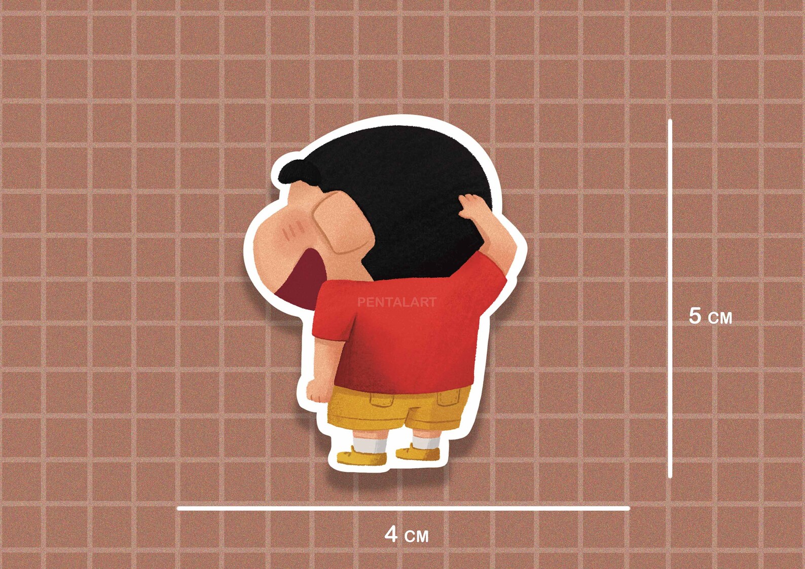 Shinchan Pack Sticker for Laptop / Sticker Anime Decoration - Etsy