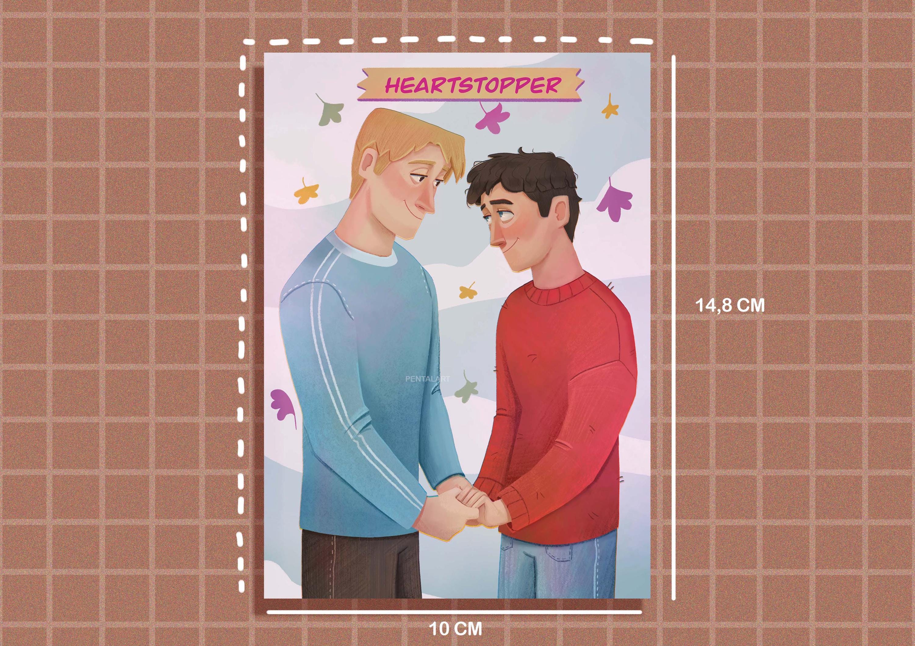 Nick and Charlie Heartstopper Poster, Heart Stopper Drawings - Etsy