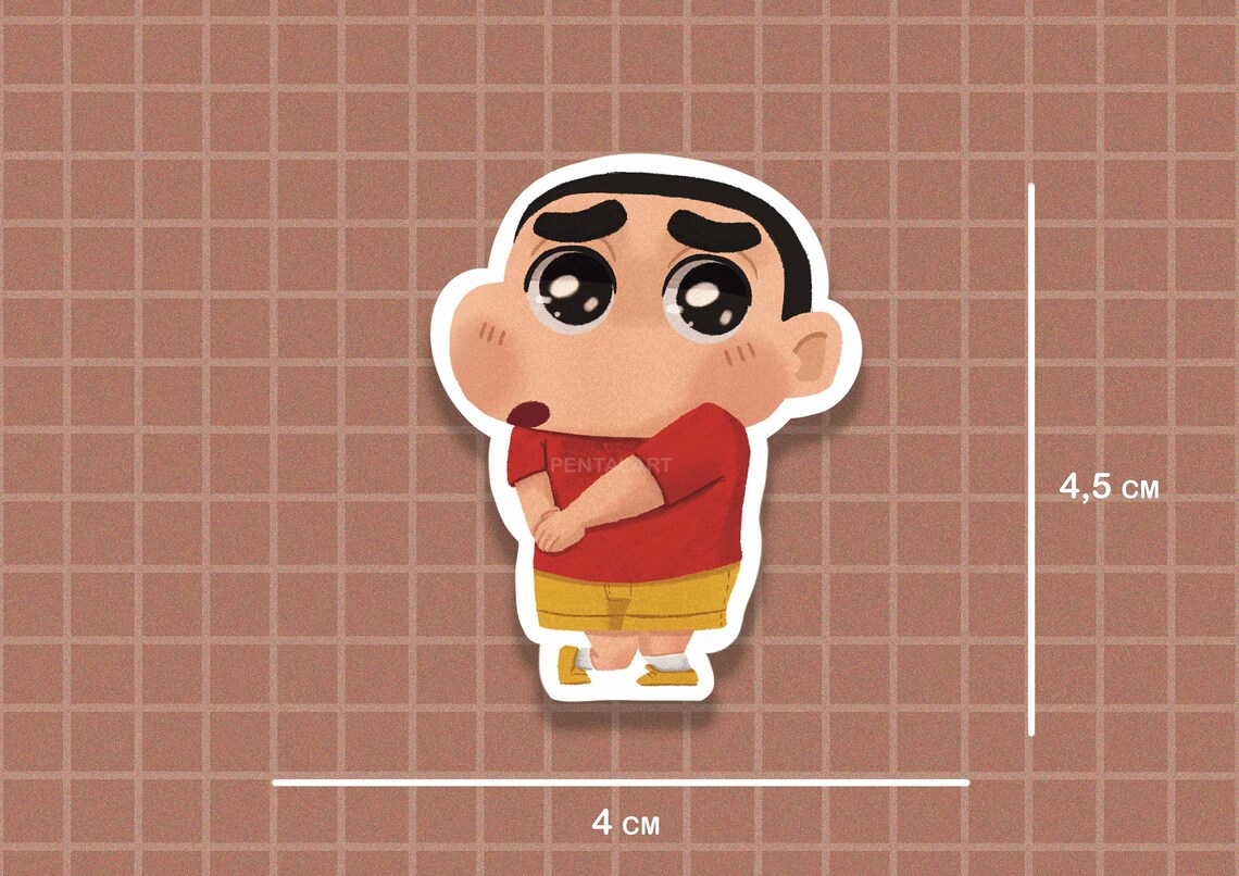Shinchan Pack Sticker for Laptop / Sticker Anime Decoration - Etsy