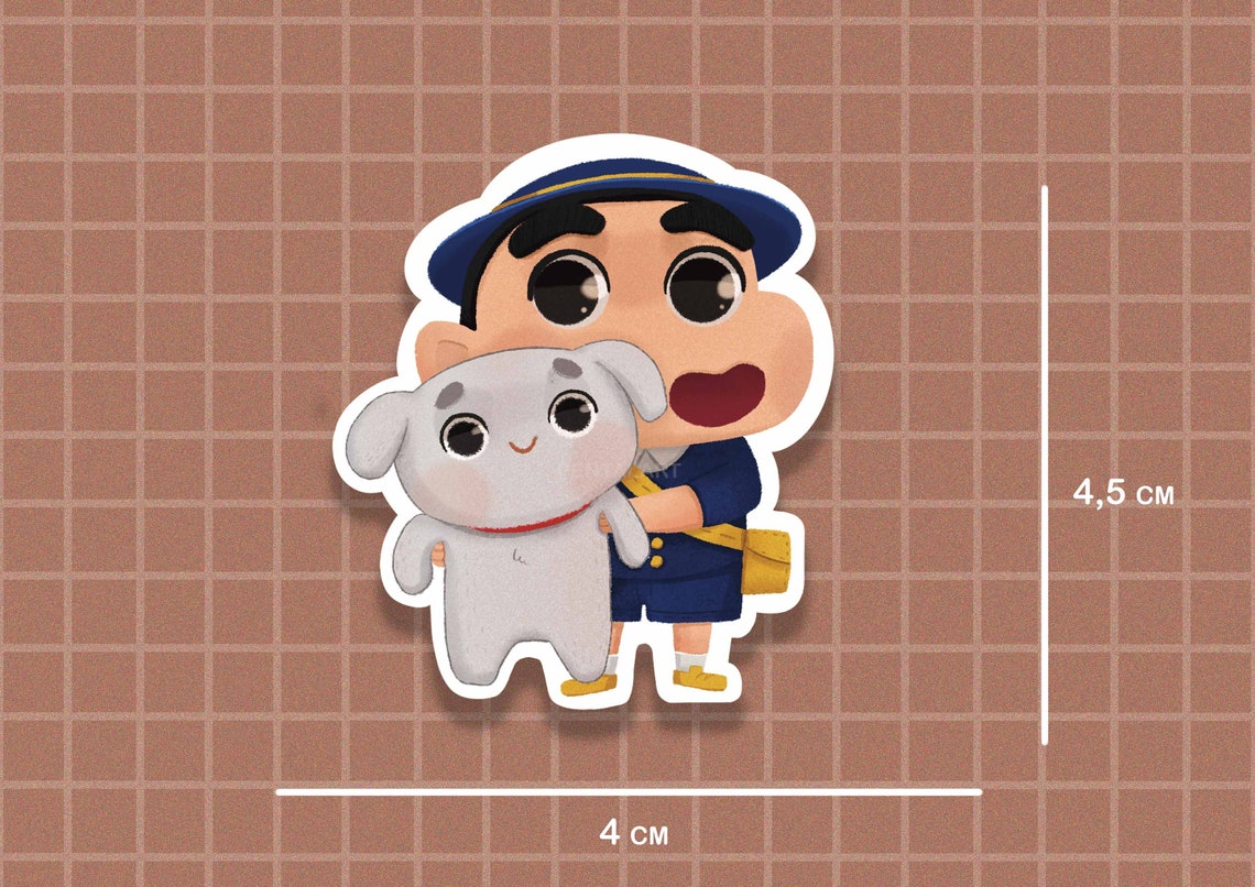 Shinchan Pack Sticker for Laptop / Sticker Anime Decoration - Etsy