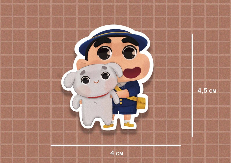 Shinchan Pack Sticker for Laptop / Sticker Anime Decoration - Etsy