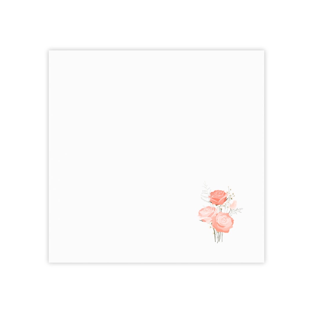 Rose Roses Post-it Note Pads - Etsy