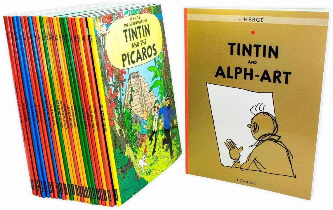 The Adventures of Tintin Boxset 23 Books Collection by Herge NEW ...