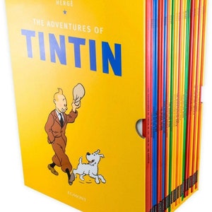 The Adventures of Tintin Boxset 23 Books Collection by Herge NEW ...
