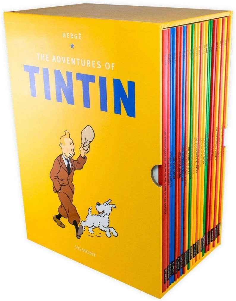 The Adventures of Tintin Boxset 23 Books Collection by Herge NEW Paperback - Etsy