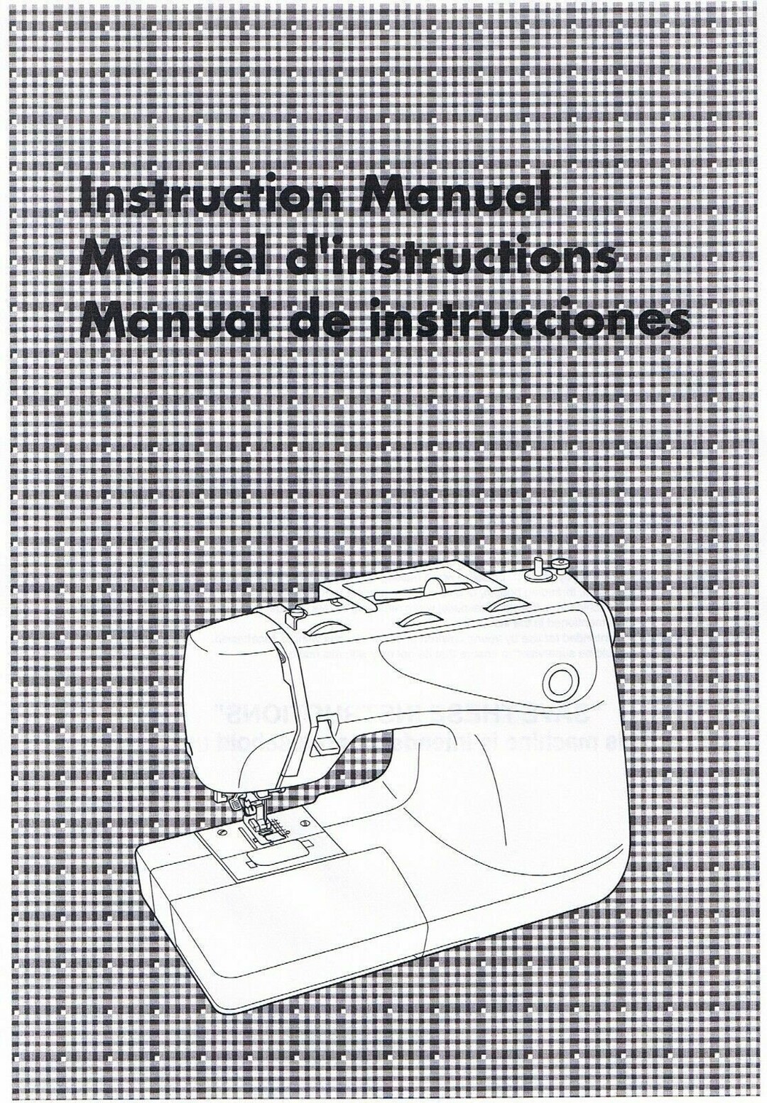 Brother XL 6562, XL 6452, Xr 46, Xr 52 and Xr 65 Owners Manual Free ...