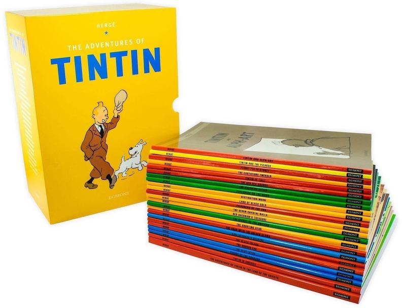 The Adventures of Tintin Boxset 23 Books Collection by Herge NEW ...