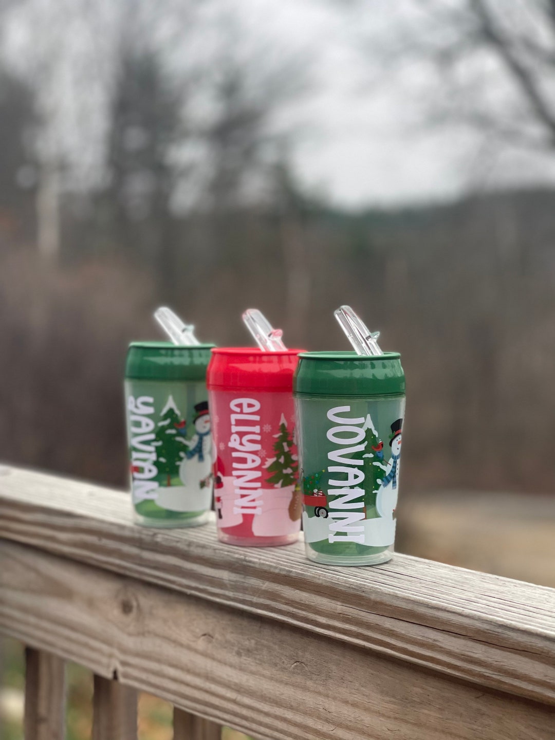 Personalized Christmas Cups - Etsy