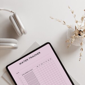 Water Planner, Tracker, Printable A4, Water Tracking, Habit Building ...
