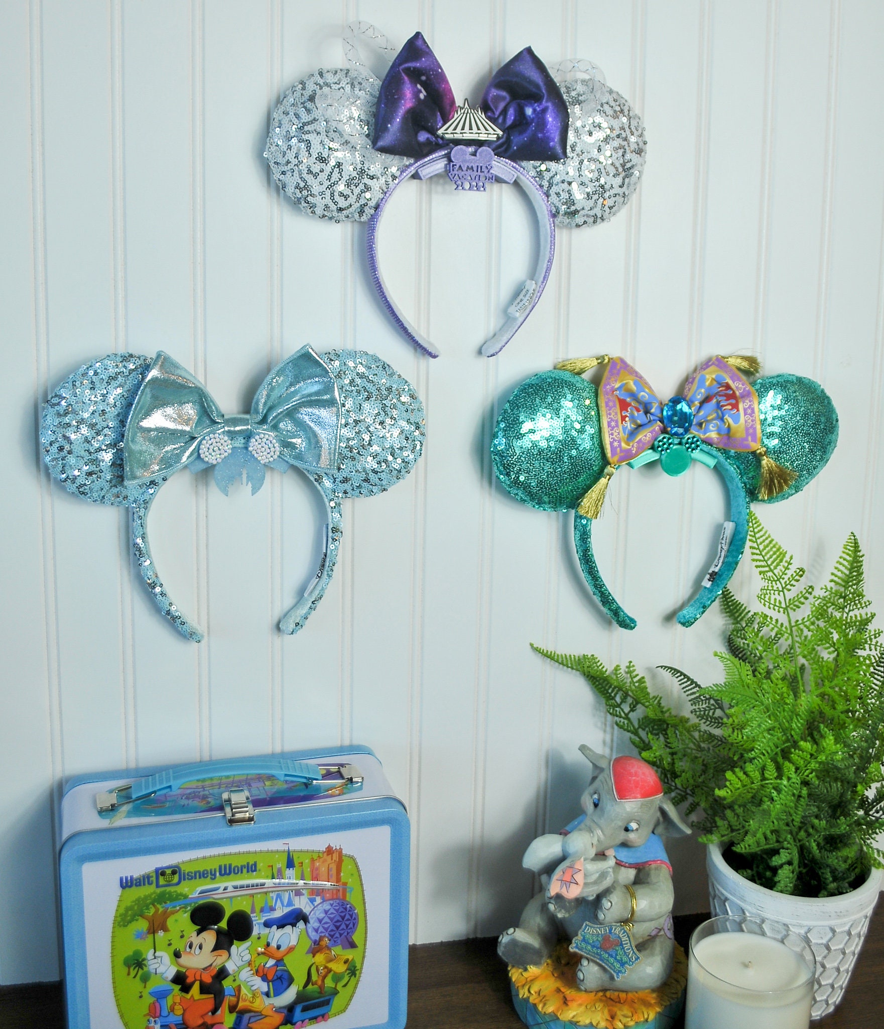 Disney Ear Wall Displays With Special Charms - Etsy