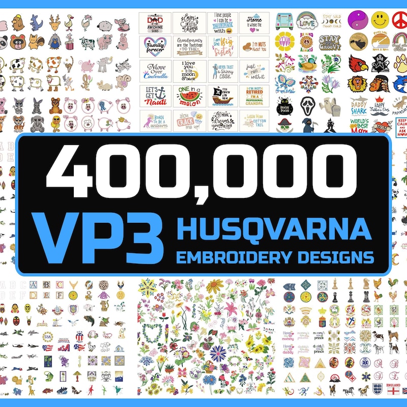 Husqvarna Embroidery Designs - Etsy
