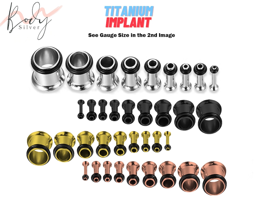 Ear Stretching Kit, Plugs and Tunnel Single Flare Tunnel Ear Gauges ...