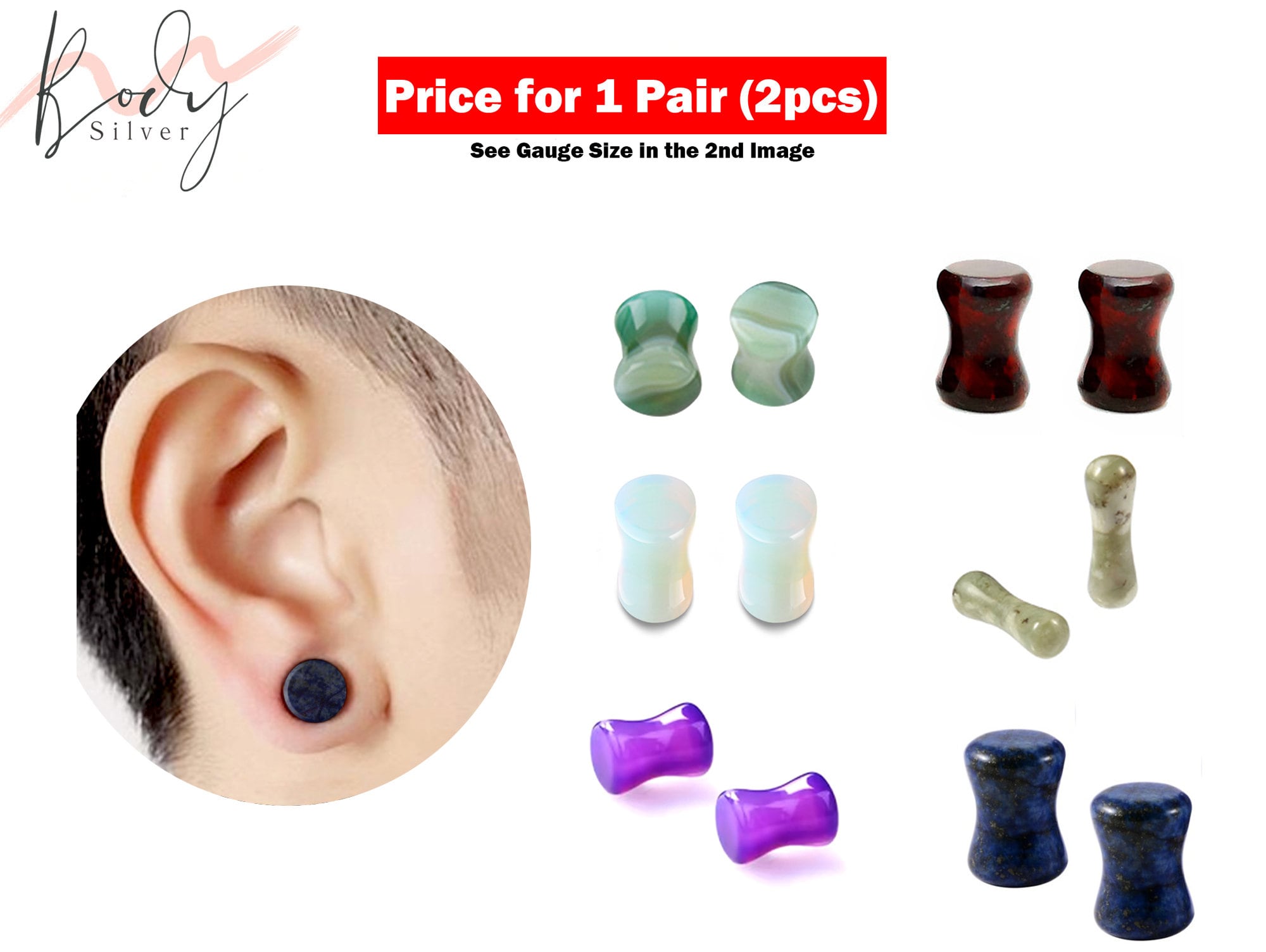 Gauges Plugs Sizes Chart