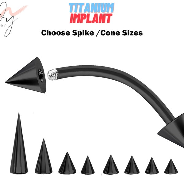 Black Spike Piercing - Etsy