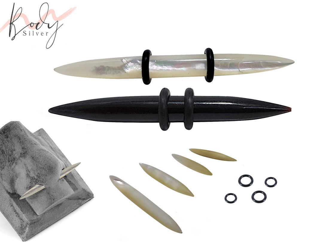 Septum Bar Spike, Septum Tusk Hand Carved Buffalo Horn Stretcher ...