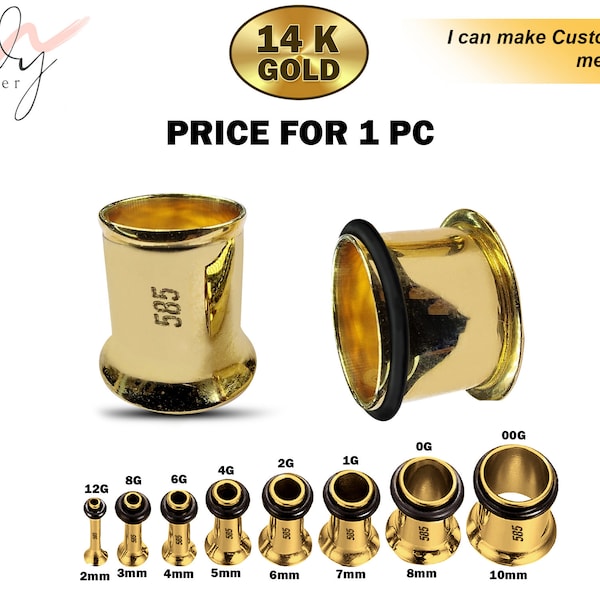 Gold Plugs - Etsy