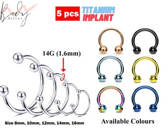 16mm Septum Ring - Etsy