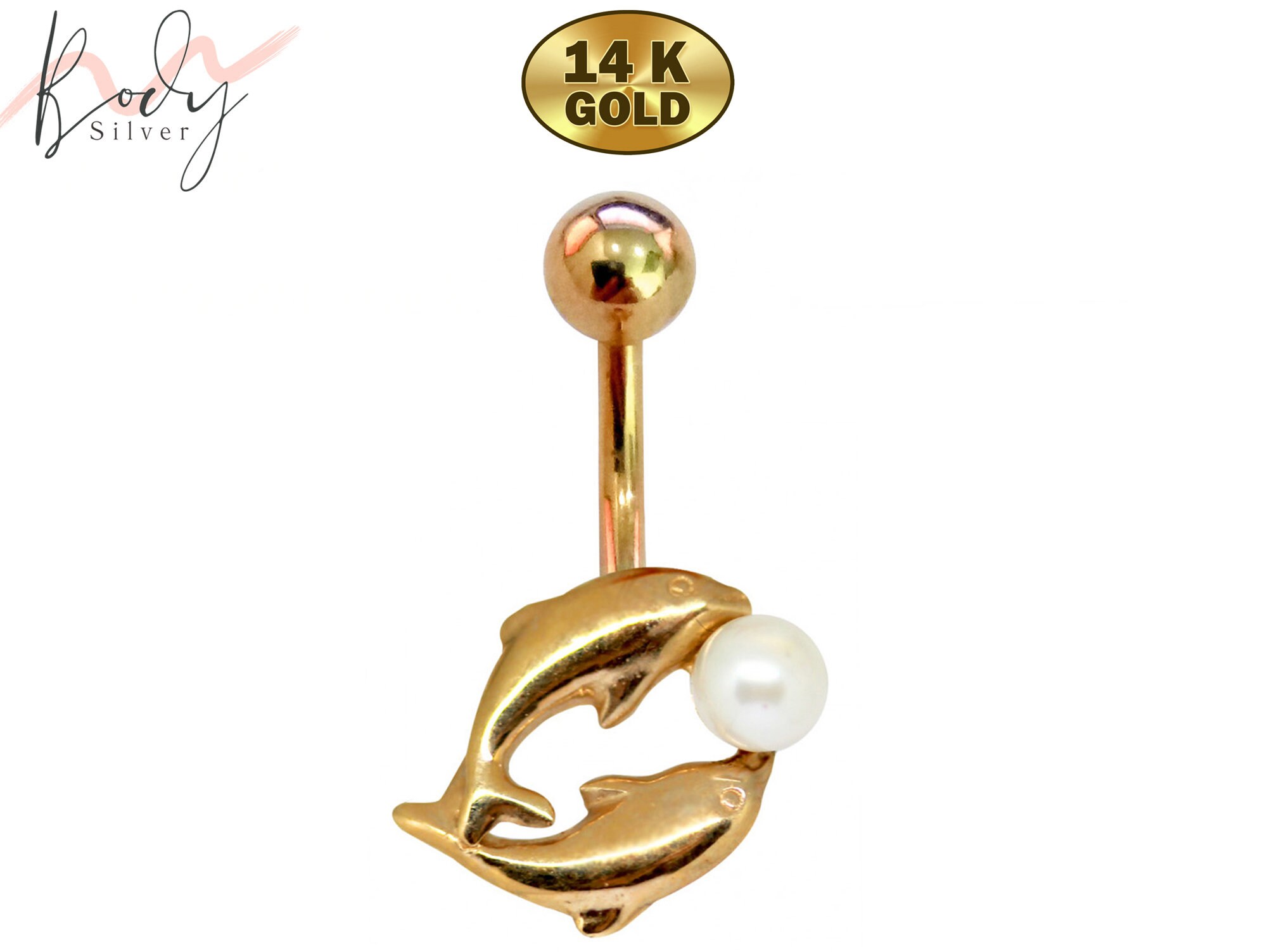 Dolphin Belly Button Rings