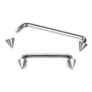 Surface Tragus Piercing, Wrist Piercing 16g 14g Surface Staple Bar ...