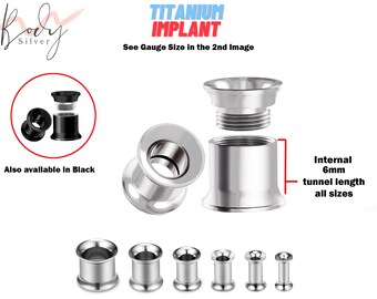 Titanium Ear Plugs - Etsy