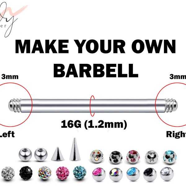 Barbell Earrings - Etsy