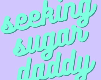 Sugar Daddy Poster - Etsy