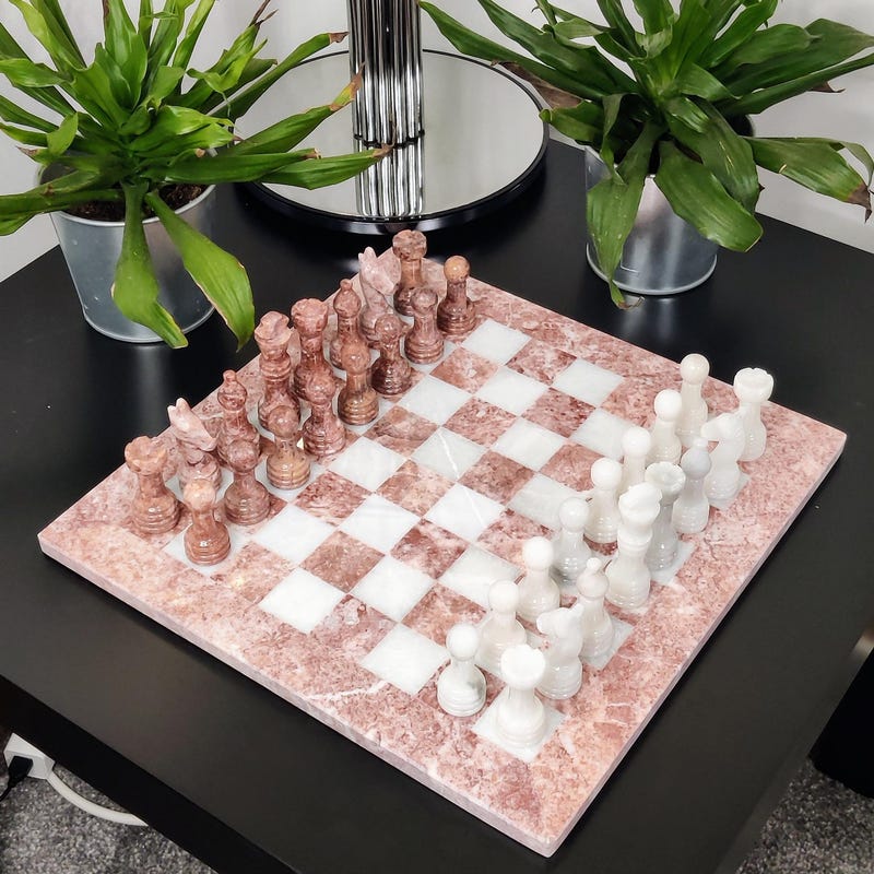 Stone Chess Set - Etsy