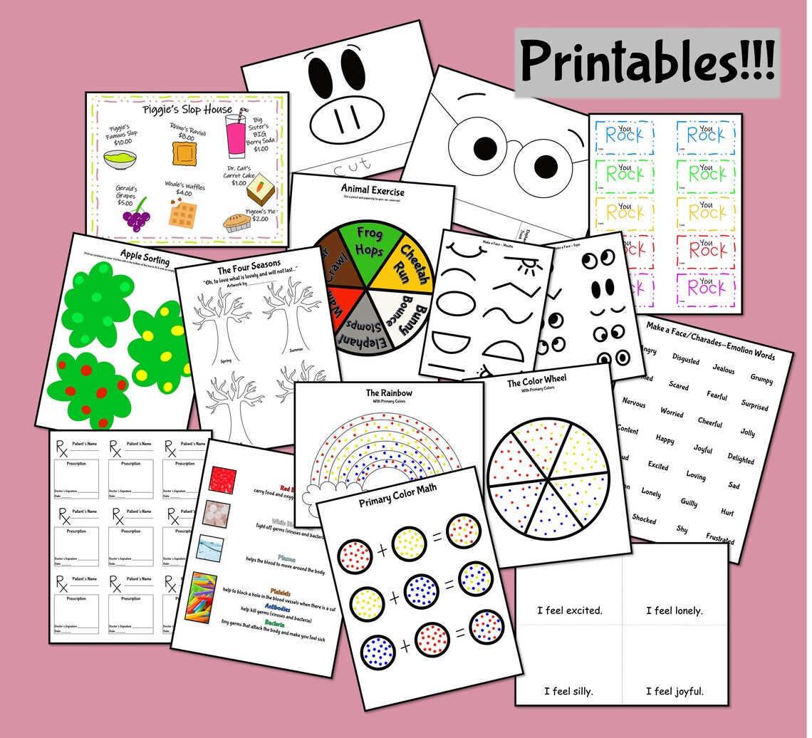 Elephant and Piggie Play-based Learning - Preschool Unit - Activity ...