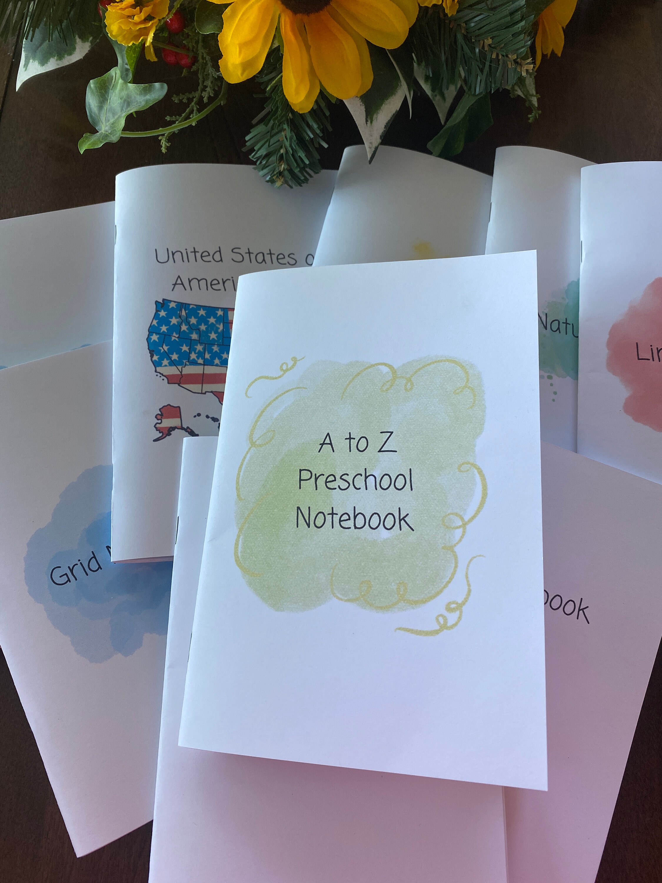 A-Z PRESCHOOL TRAVELER'S NOTEBOOK A5: Abcs, Handwriting, Letter ...