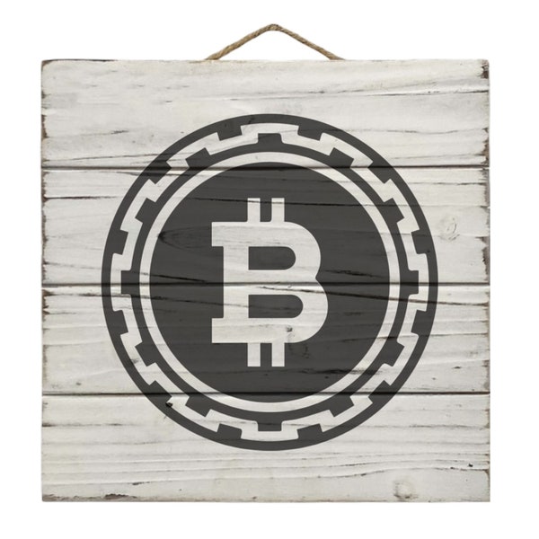 Bitcoin Stencil - Etsy