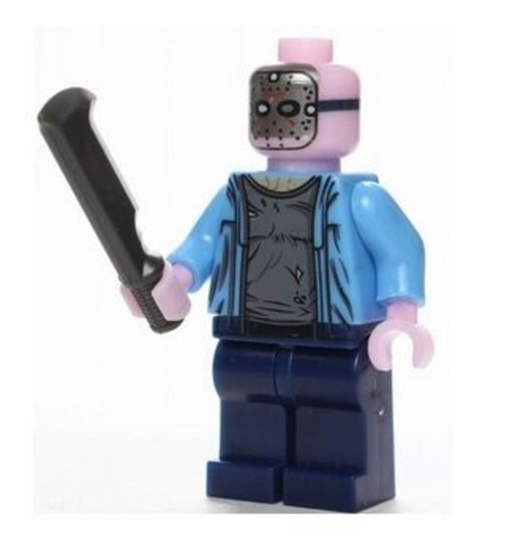 Custom Jason Voorhees Minifigure Printed On Lego Parts Etsy