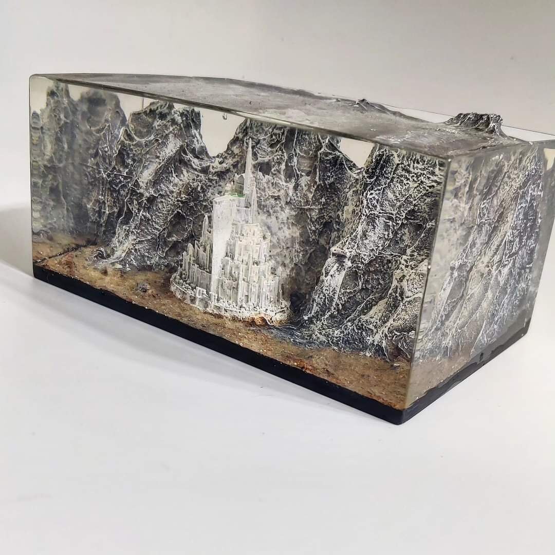 The Lord of the Rings Diorama, Resin Diorama, Resin Sculpture, LOTR Art ...