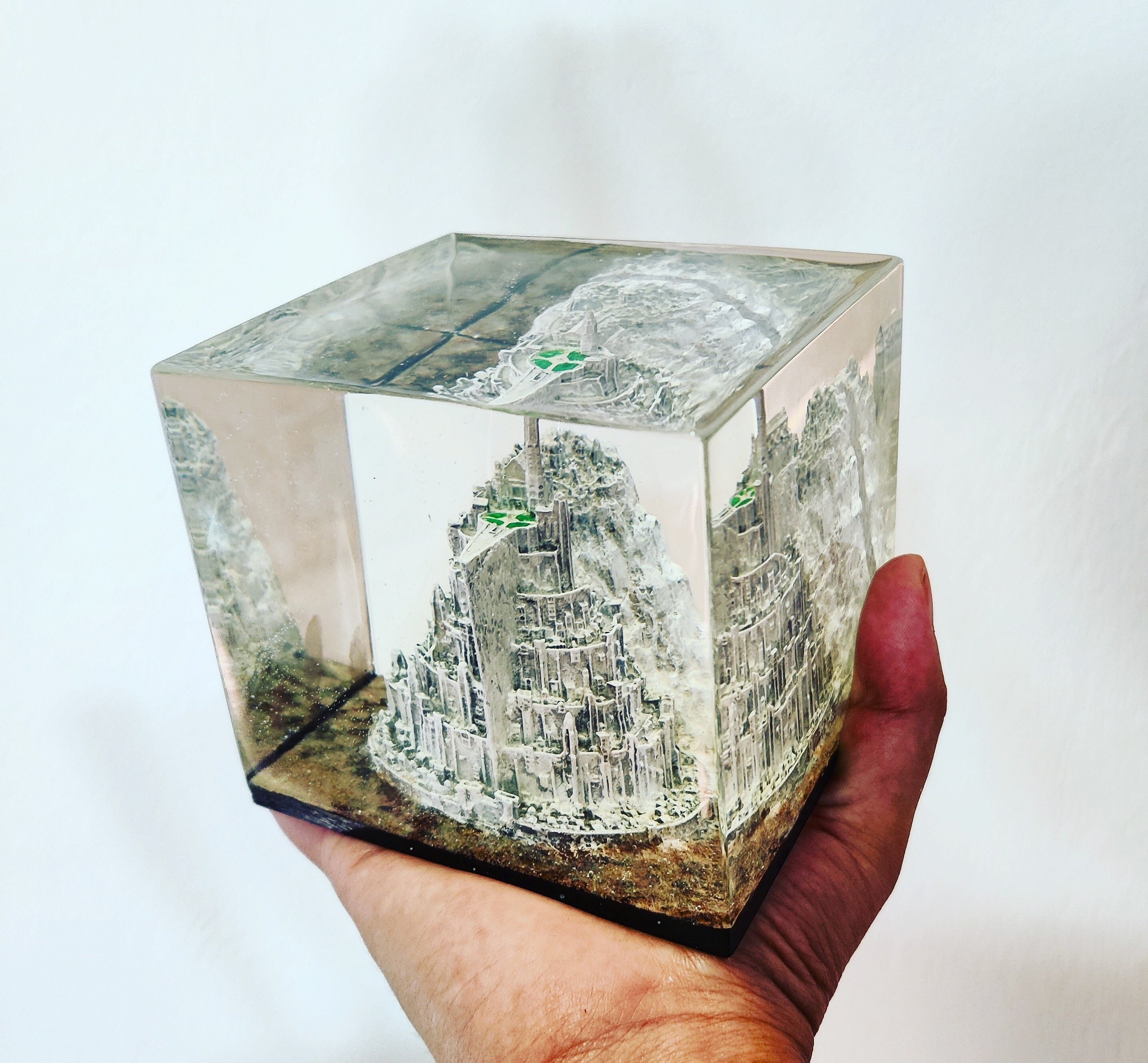 LOTR Diorama, Minas Tirith, Resin Diorama, Resin Sculpture, Fantasy ...