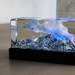Mountains With Thunderstorm, Resin Diorama, Miniature Sculpture, Snowy ...