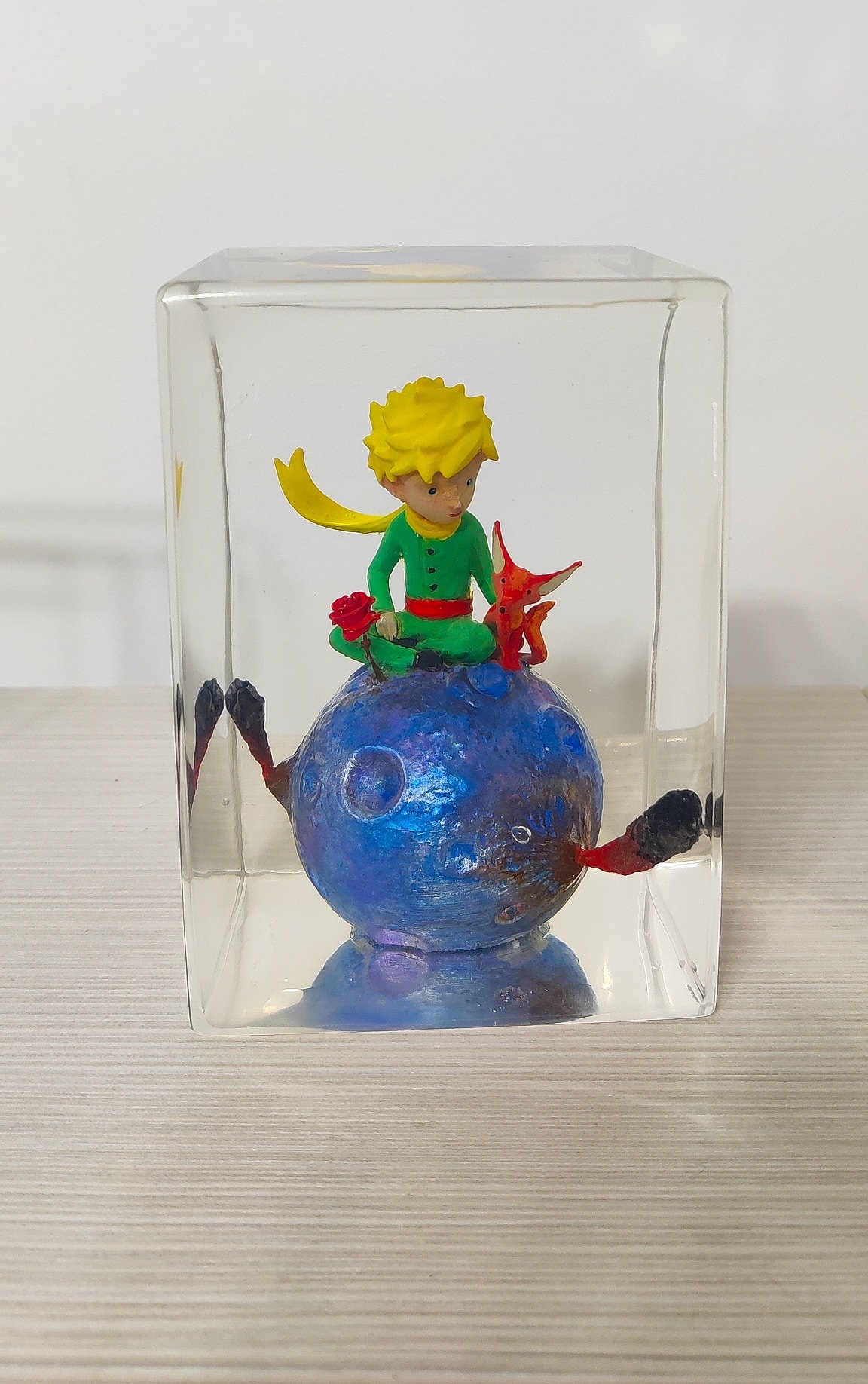 Resin Diorama Little Prince Miniature Resin Sculpture Epoxy - Etsy
