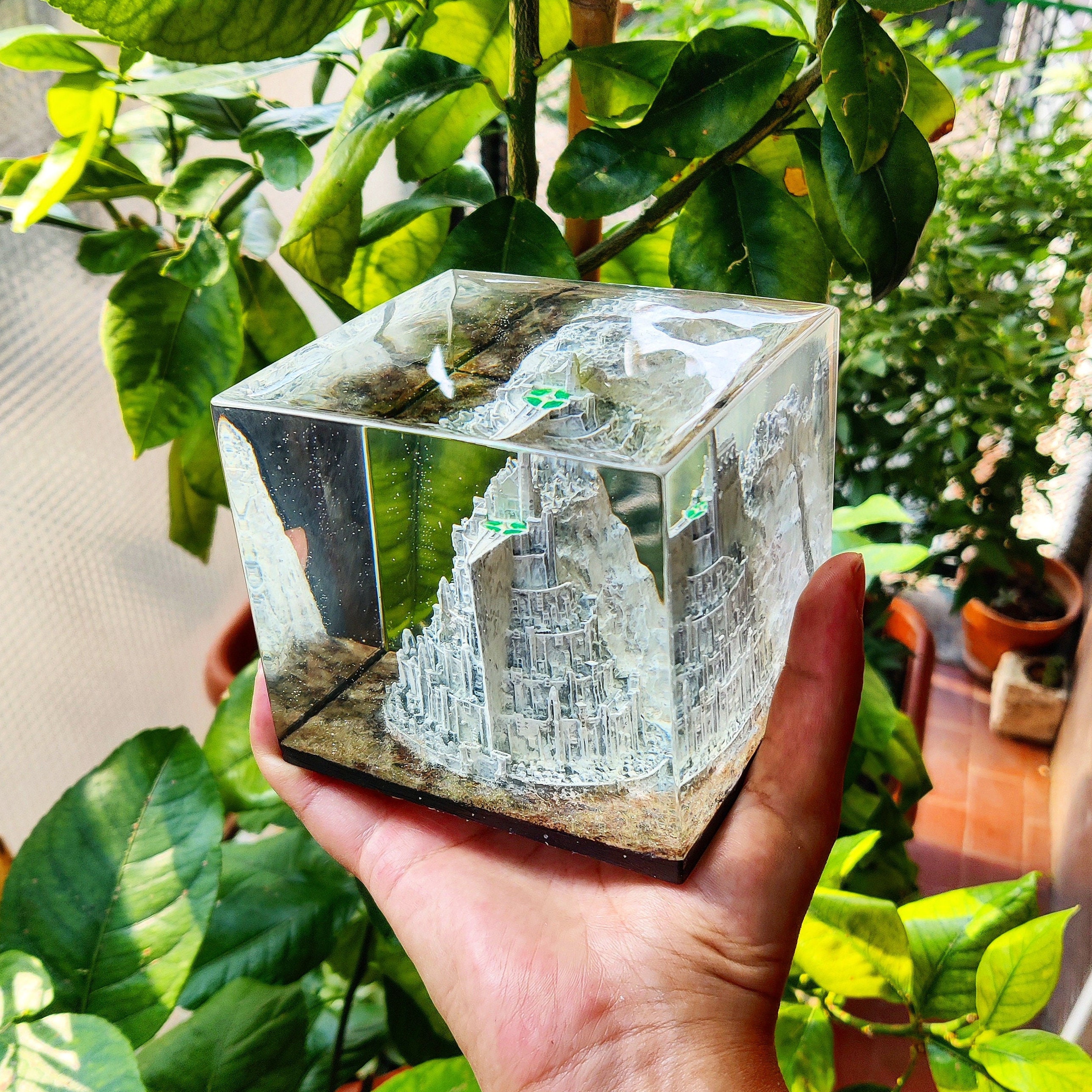 LOTR Diorama, Minas Tirith, Resin Diorama, Resin Sculpture, Fantasy ...