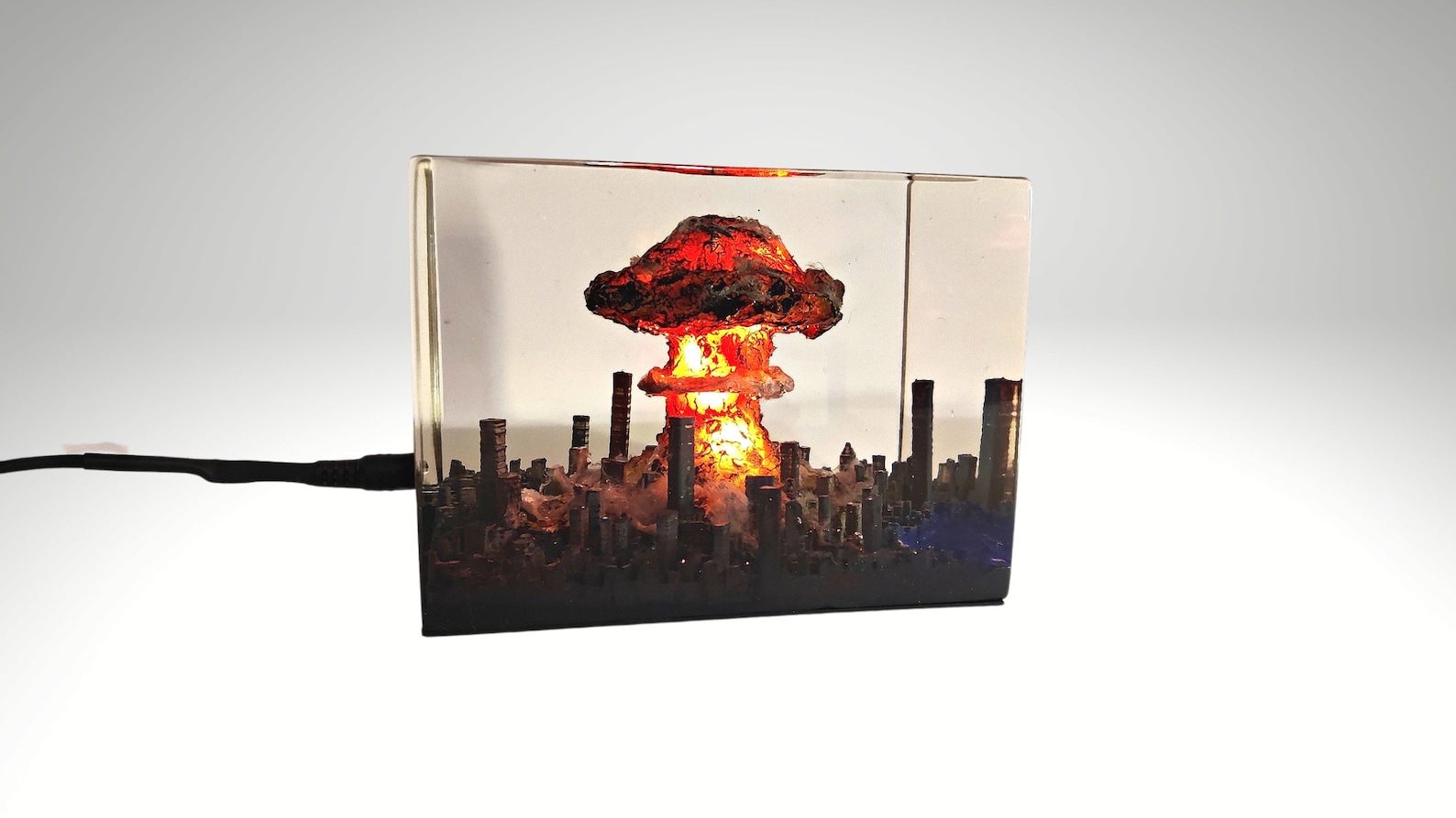 Resin Diorama Atomic Bomb Resin Sculpture Epoxy Resin Art - Etsy UK